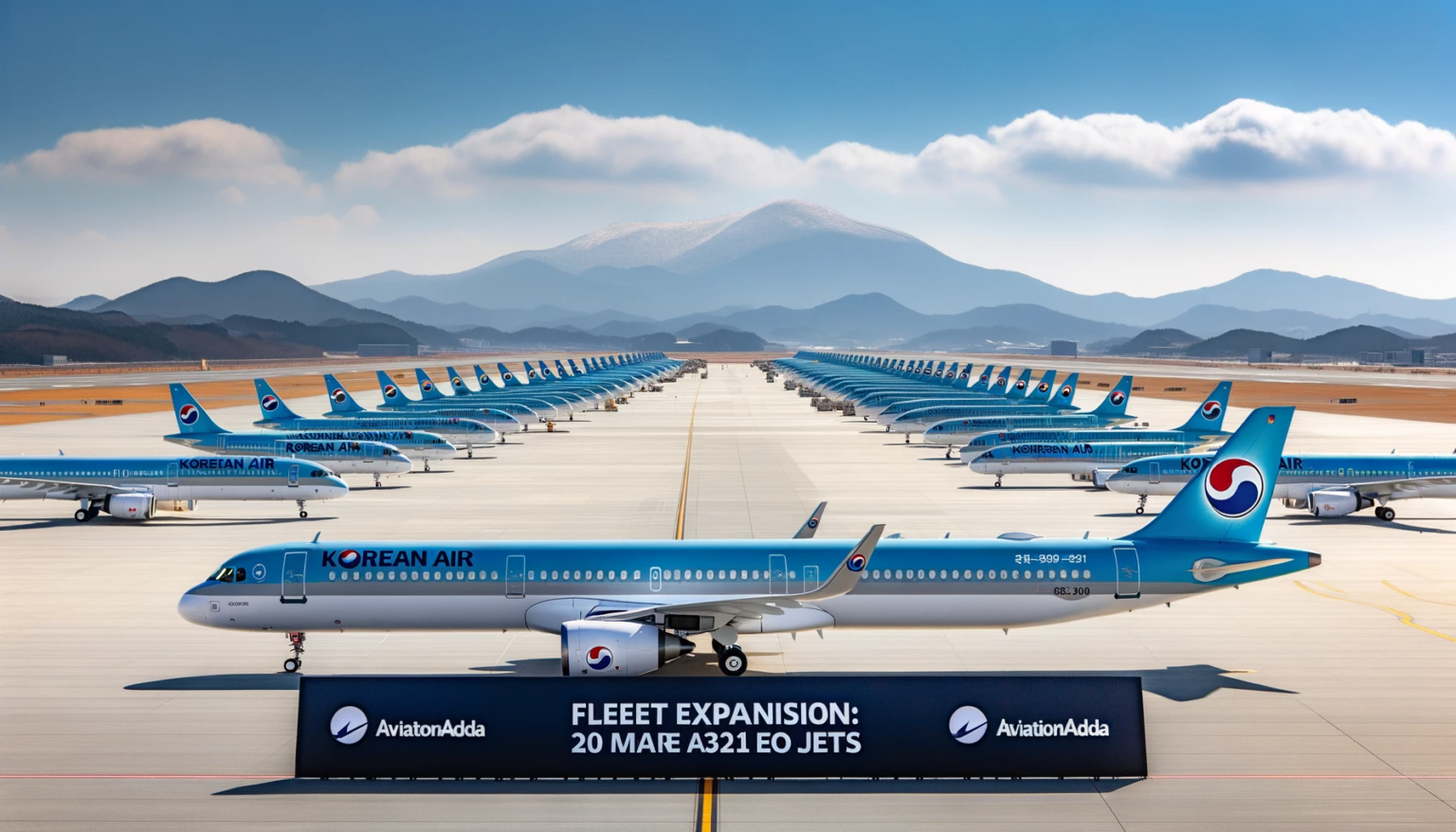 Massive Boost for Airbus! Korean Air Expands Order with 20 More A321neo ...