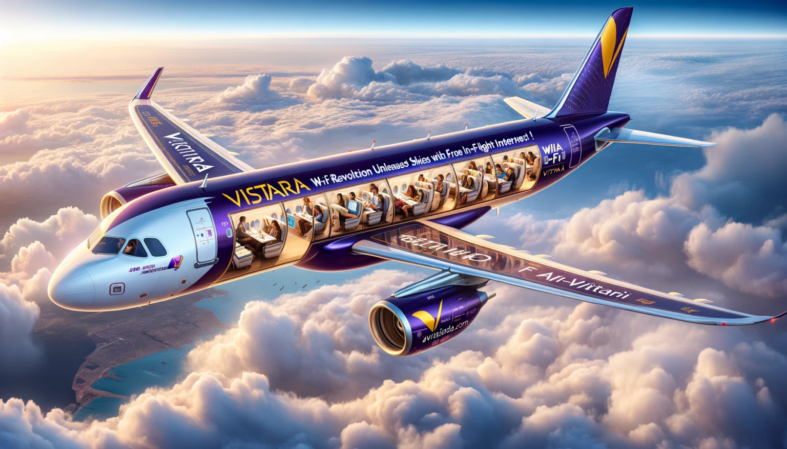 Vistara Wi-Fi Revolution: Unleash Unlimited Skies with Free In-Flight ...